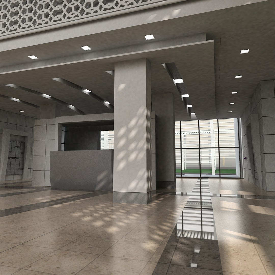 3d Model Hall Interior