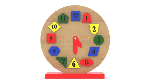 modelo 3d Wooden Clock - TurboSquid 2006517