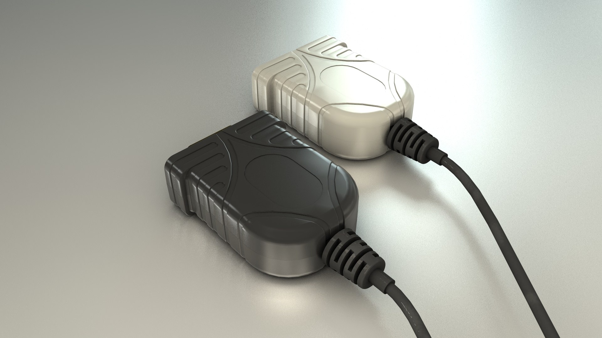 Serial Cable 3d Model