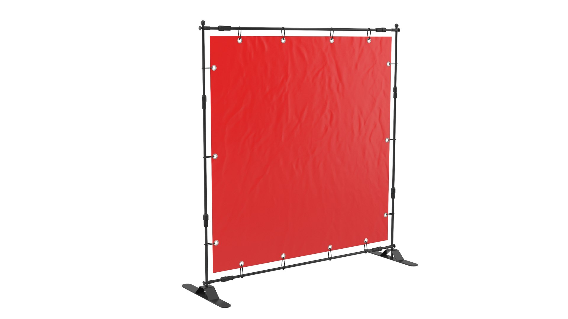3D Advertising Banner 200x200cm - TurboSquid 2009871
