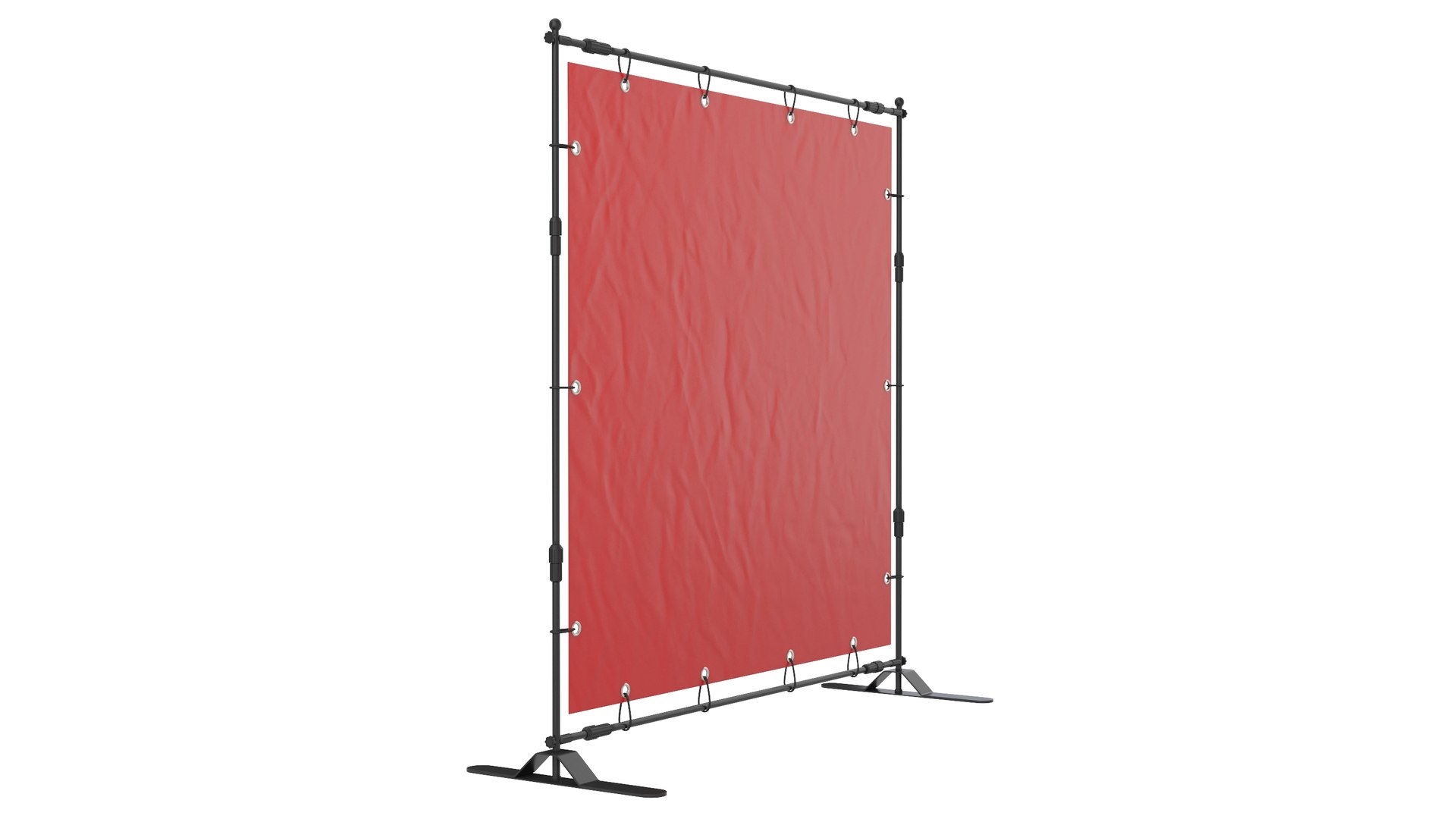 3D Advertising Banner 200x200cm - TurboSquid 2009871