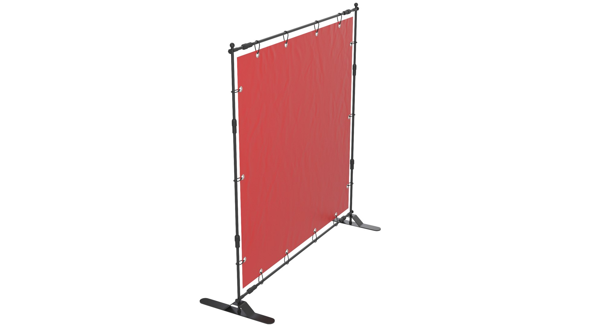 3D Advertising Banner 200x200cm - TurboSquid 2009871