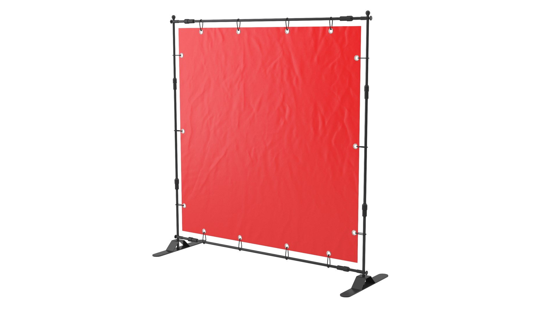 3D Advertising Banner 200x200cm - TurboSquid 2009871