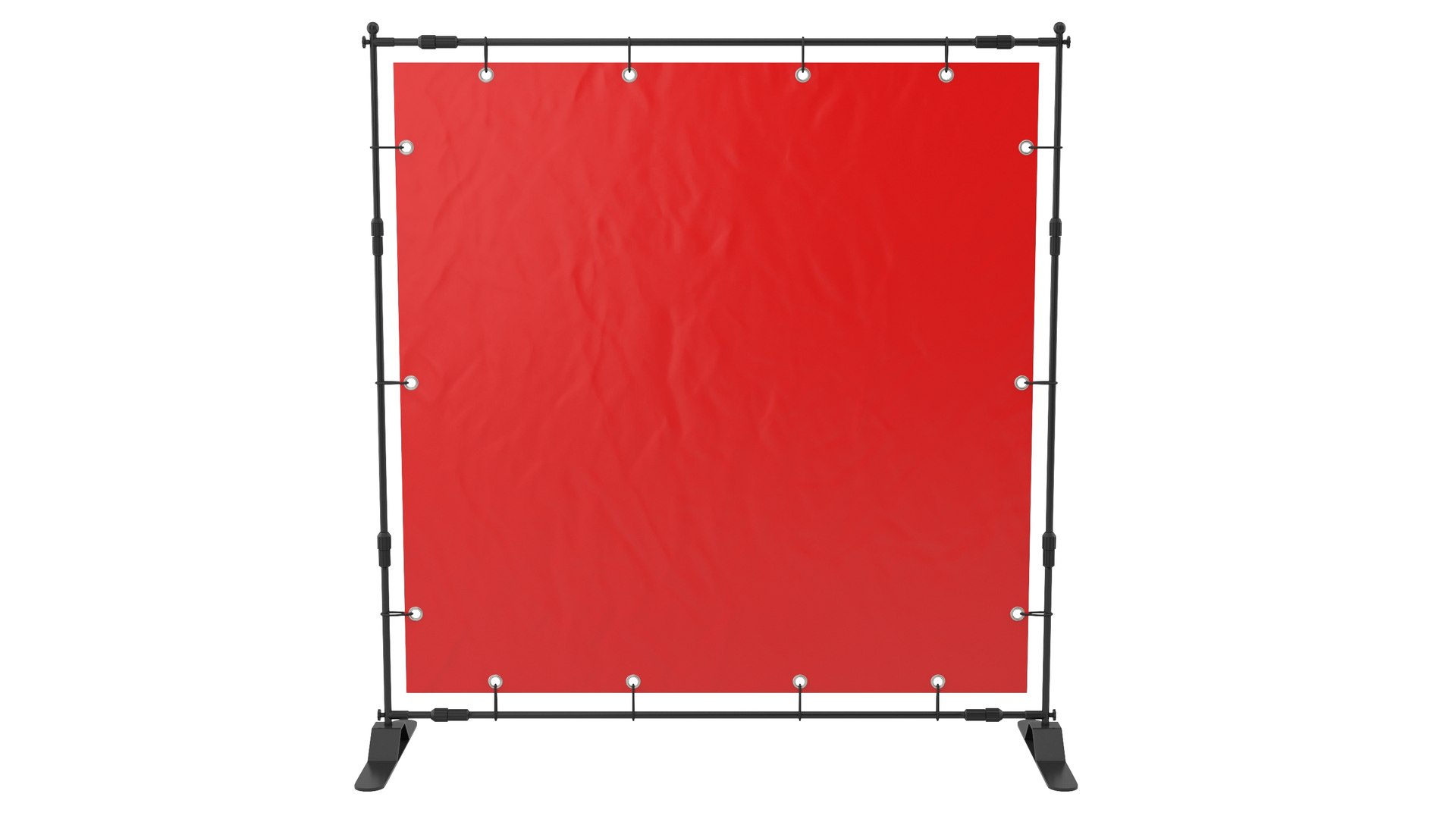 3D Advertising Banner 200x200cm - TurboSquid 2009871