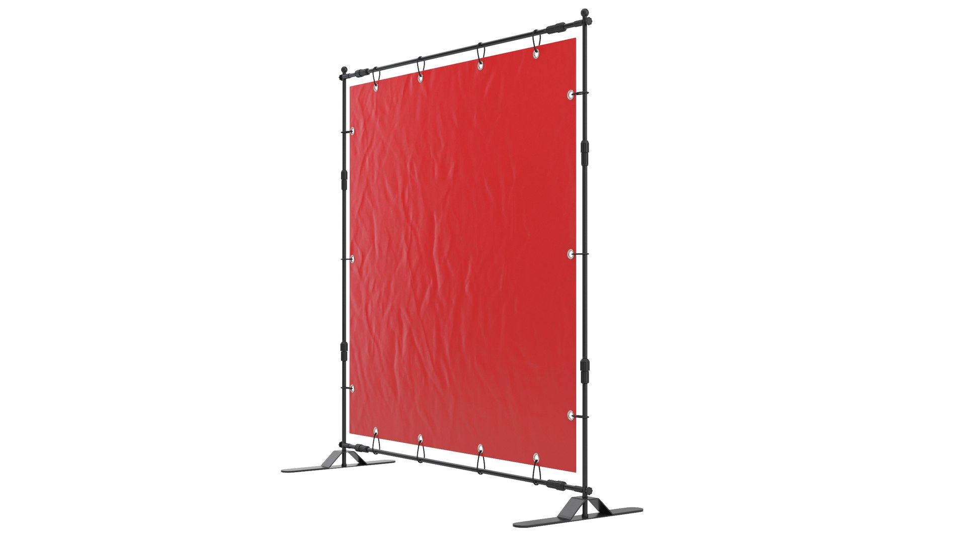3D Advertising Banner 200x200cm - TurboSquid 2009871