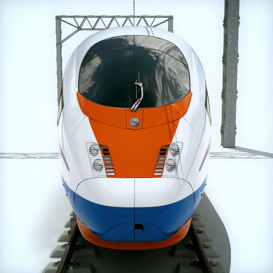 speed train - sapsan 3d max