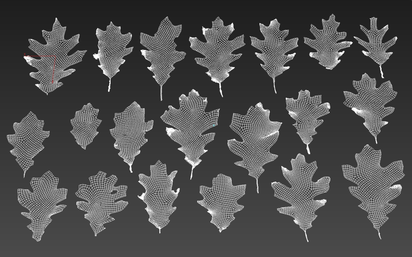 Autumn Leaves Scan Pack 3D Model - TurboSquid 1340303