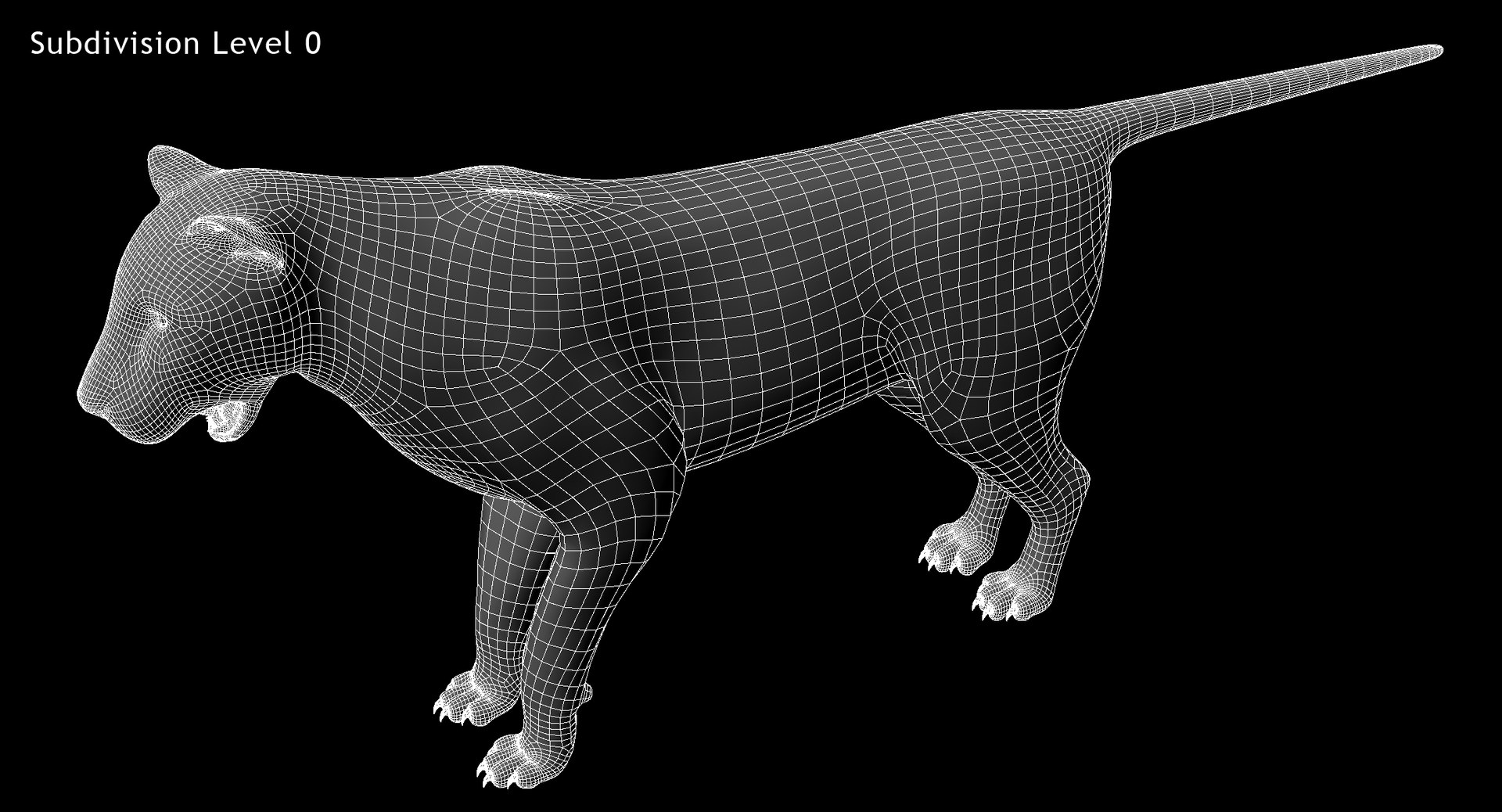 White Tiger 3d Obj