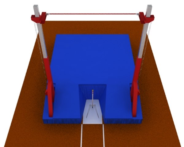 pole vault x
