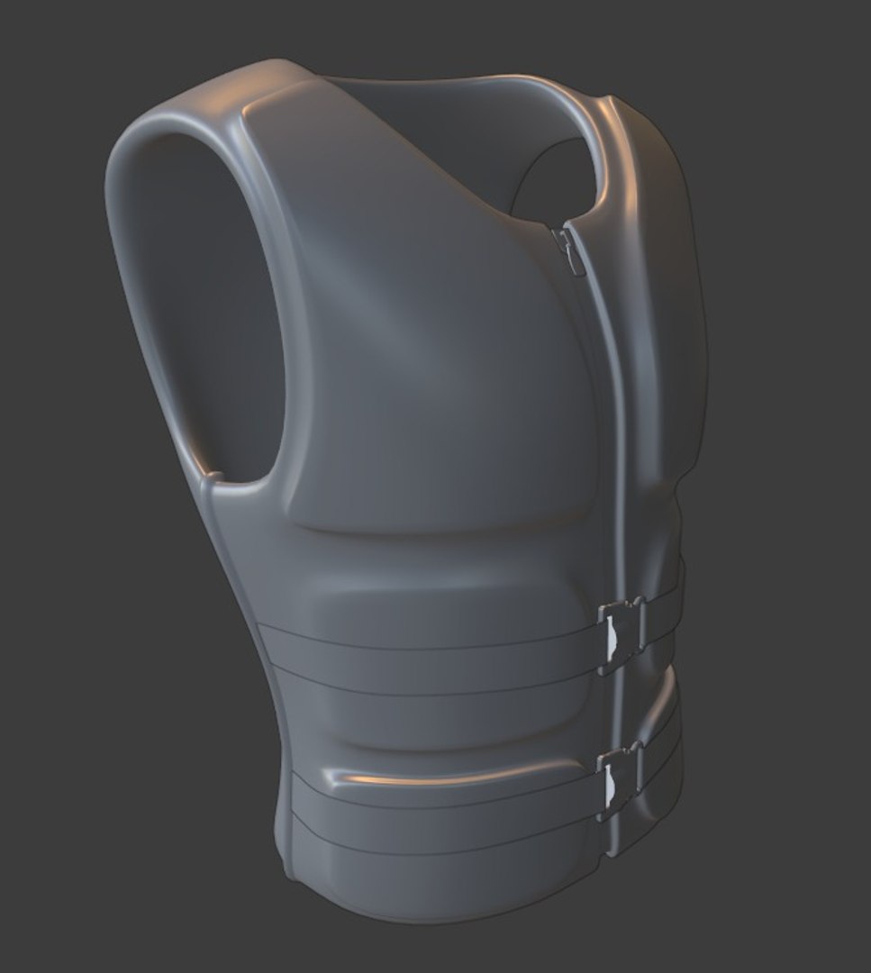 Life Vest 3D Model - TurboSquid 1652059