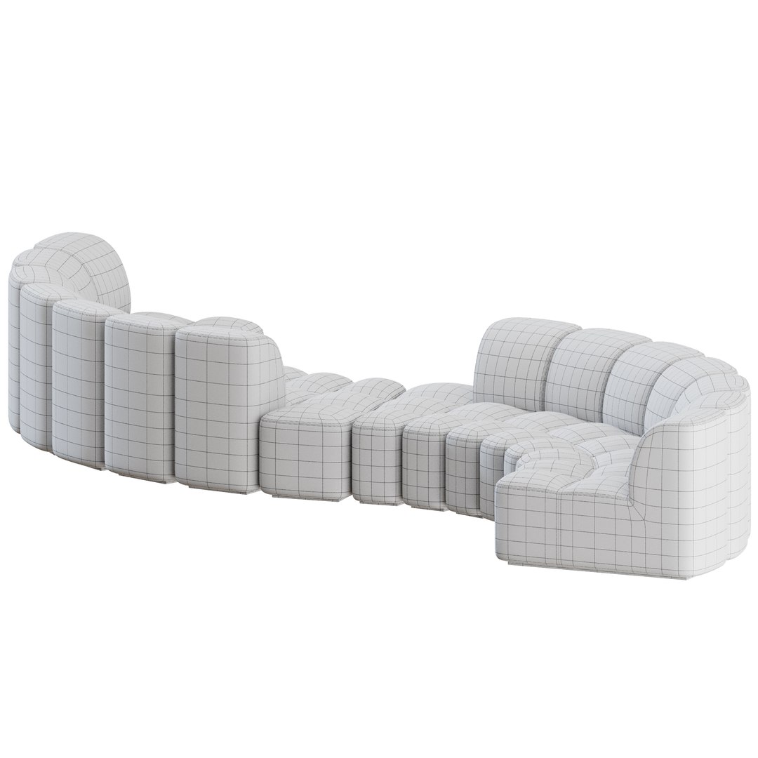 Array Modular Sofa All Options By MDF Italia Model - TurboSquid 2238780