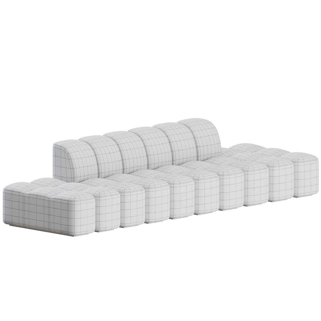 Array Modular Sofa All Options By MDF Italia Model - TurboSquid 2238780