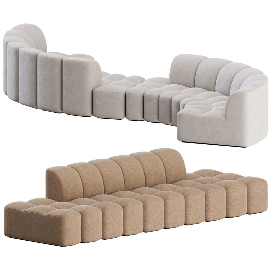 Array Modular Sofa All Options By MDF Italia Model - TurboSquid 2238780