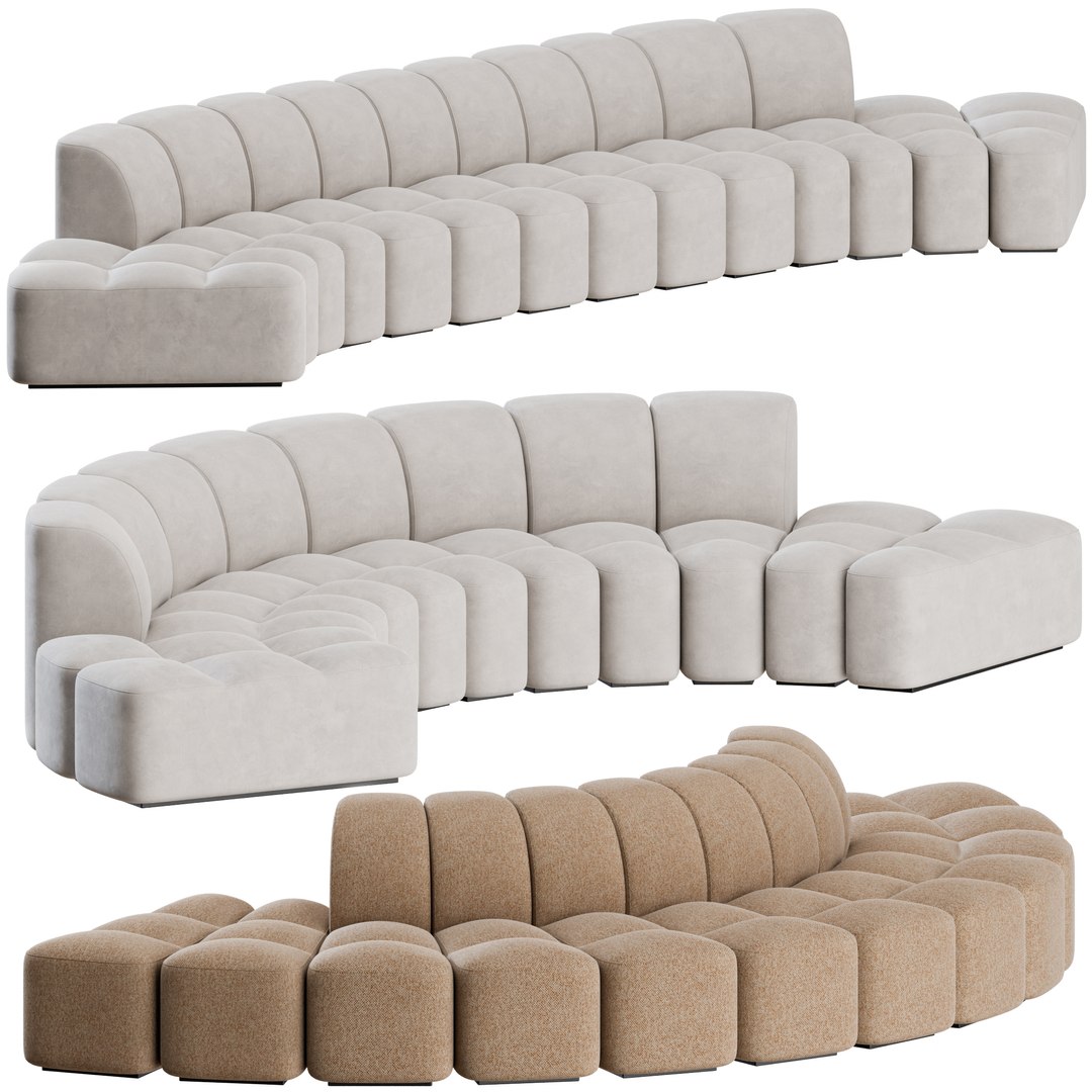 Array Modular Sofa All Options By MDF Italia Model - TurboSquid 2238780
