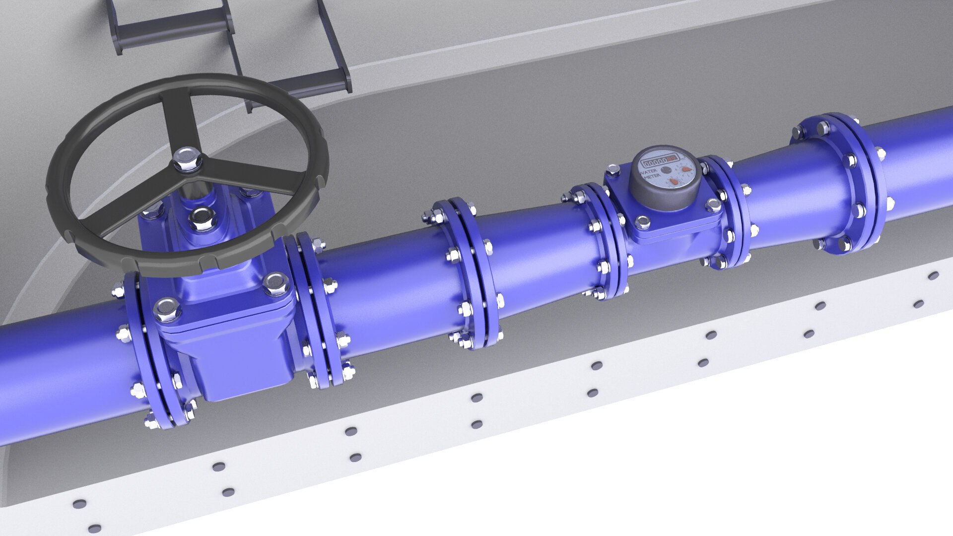 3D Model Precast Concrete Water Meter Well Diagram 4 - TurboSquid 1764605