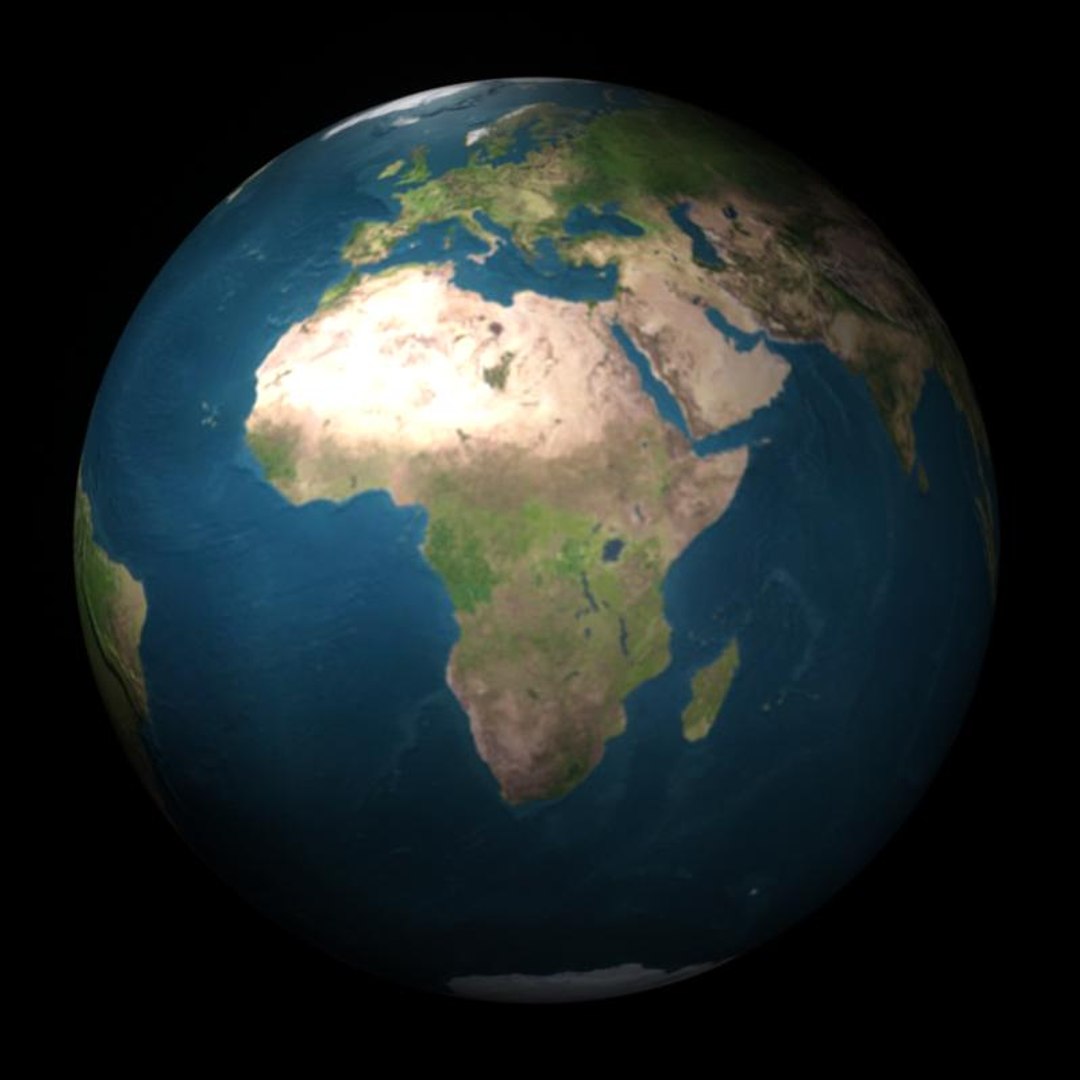 planet earth 3d model