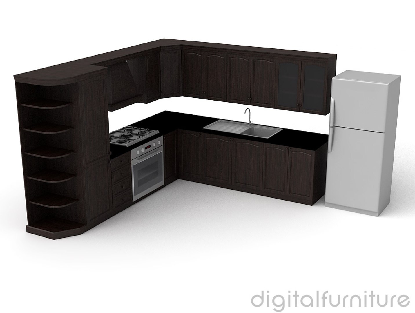 Kitchen Furniture 3d Model