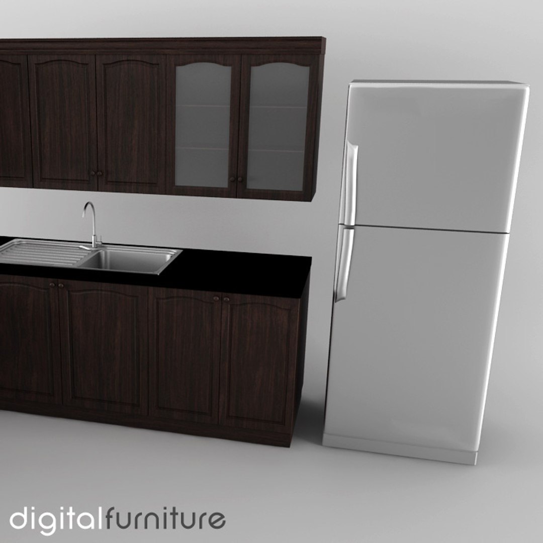 Kitchen Furniture 3d Model