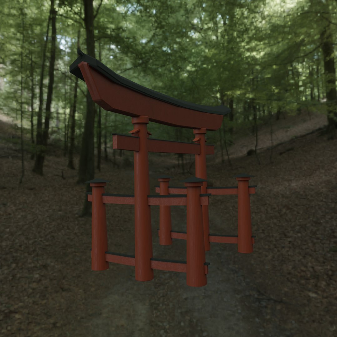 3D Gate Torii - TurboSquid 2154400