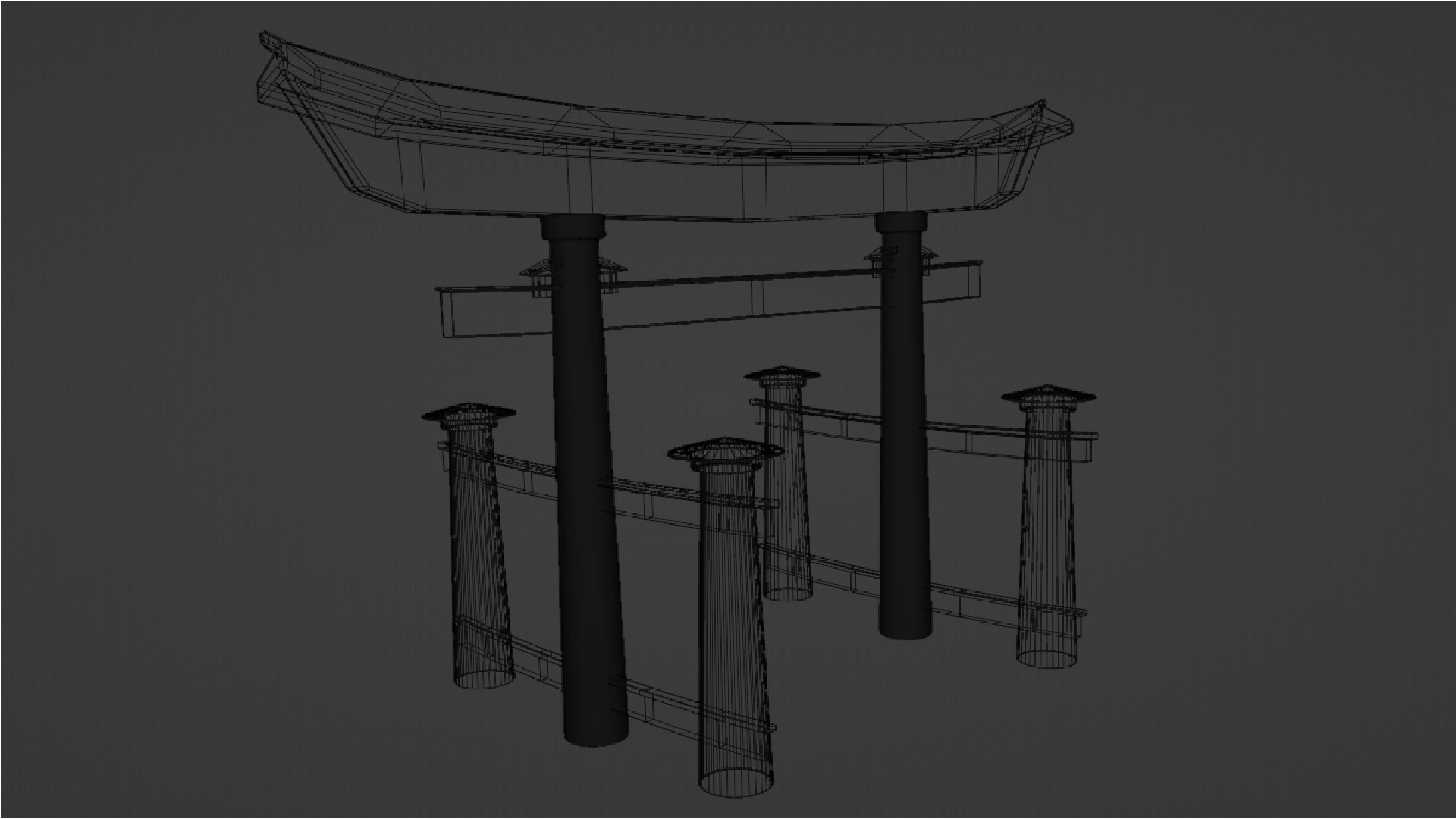 3D Gate Torii - TurboSquid 2154400