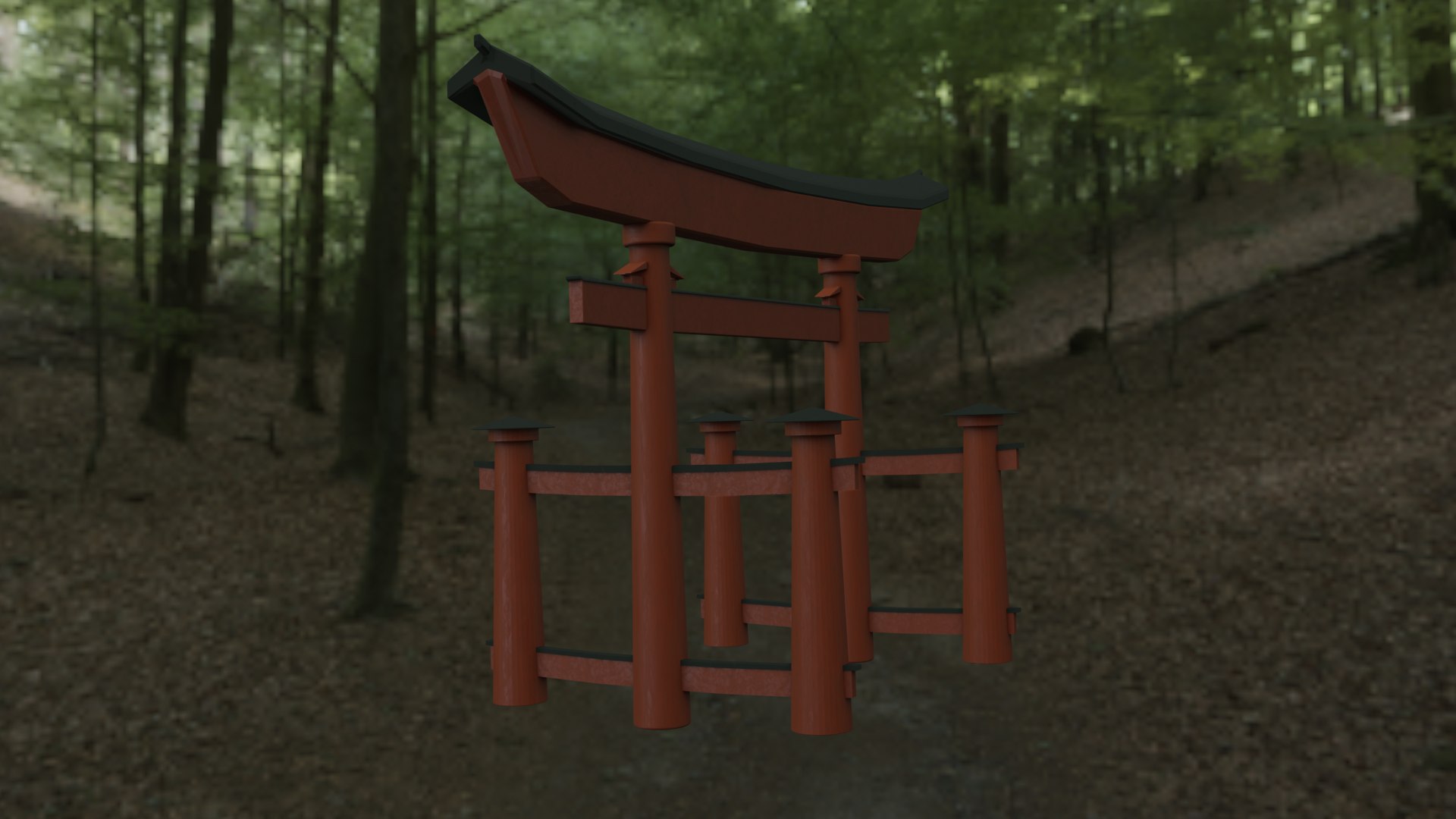 3D Gate Torii - TurboSquid 2154400