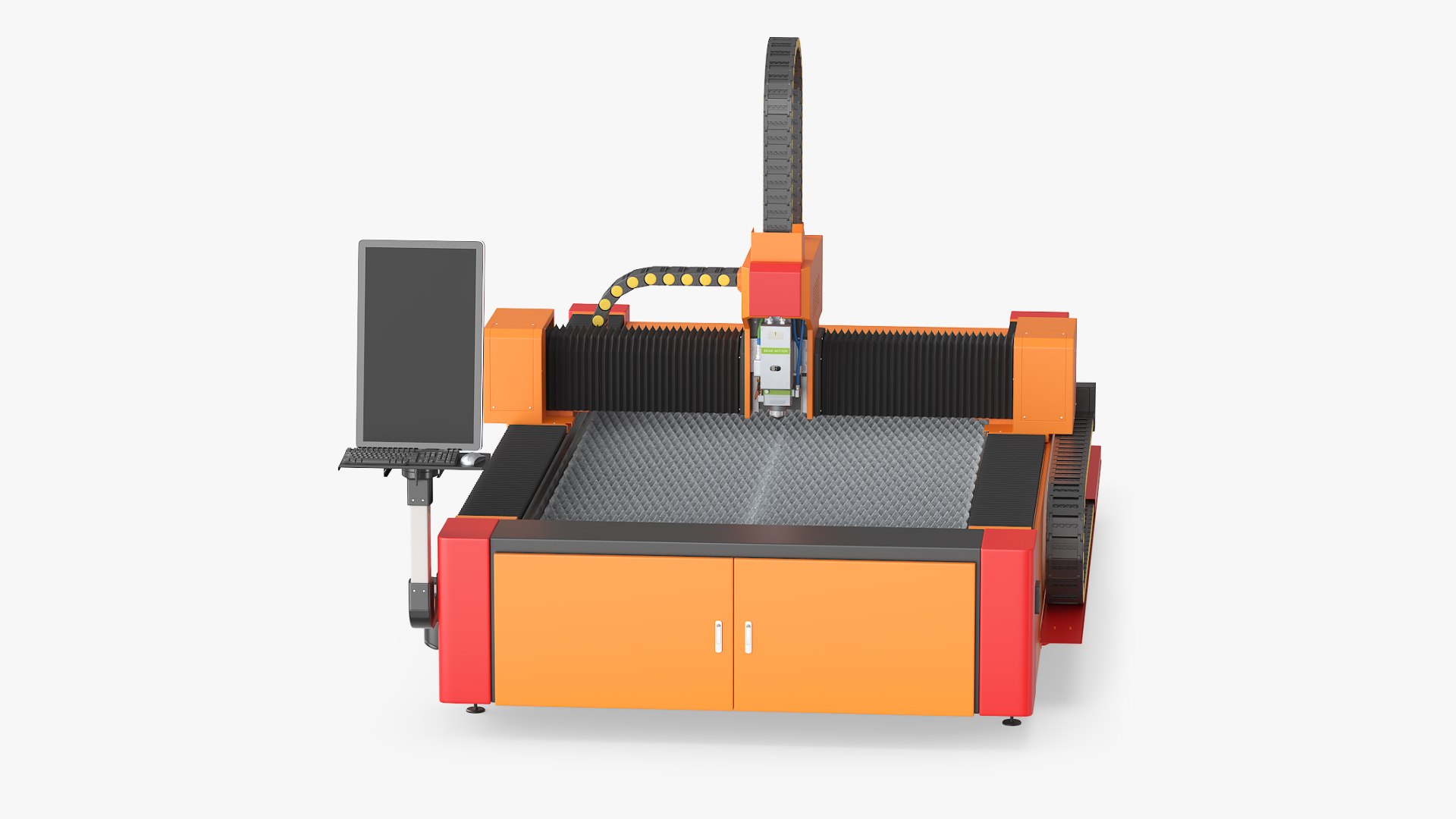 Laser Cutting Machine 3D Model - TurboSquid 2387103