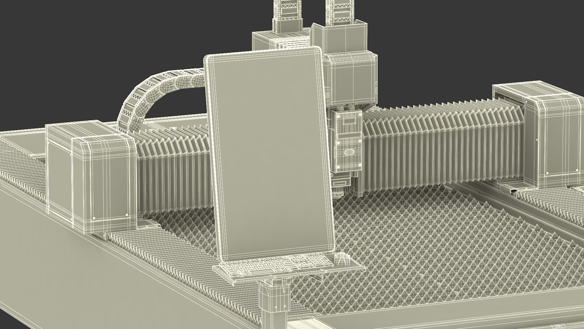 Laser Cutting Machine 3D Model - TurboSquid 2387103