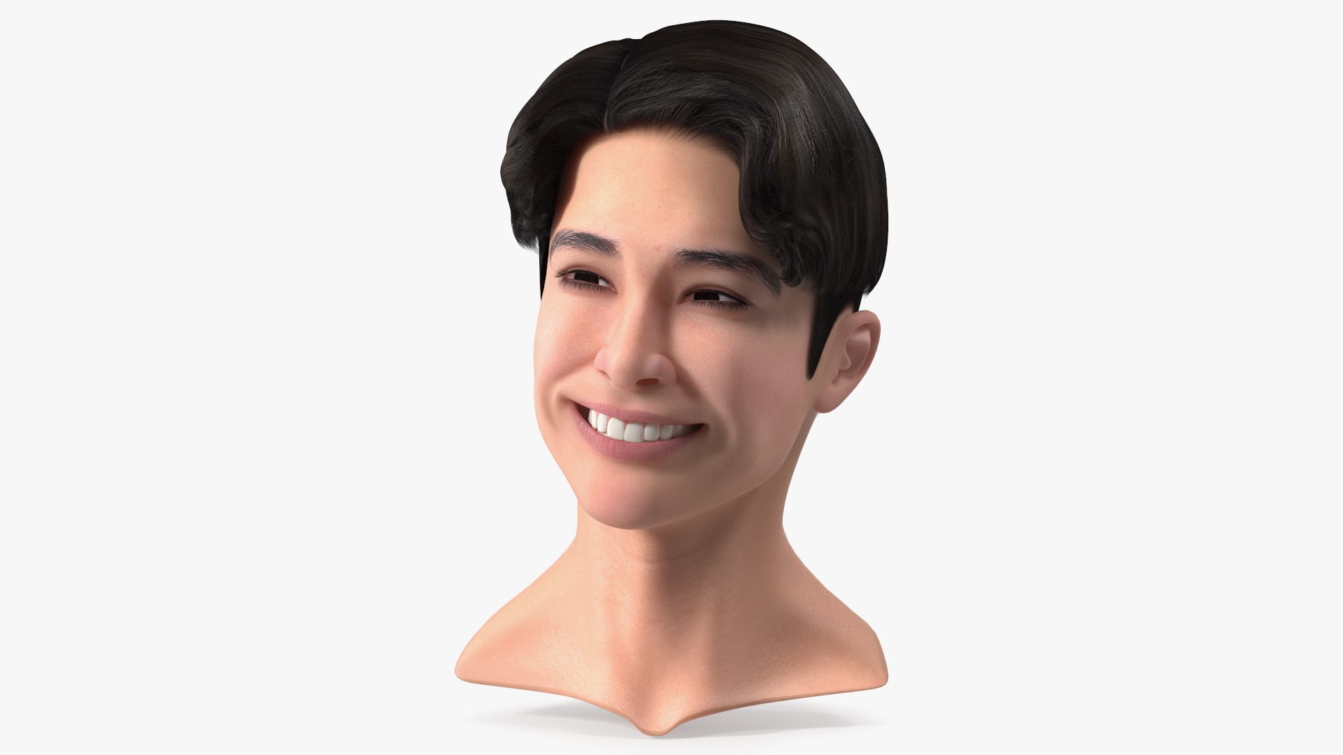 3D Chinese Man Head model - TurboSquid 1877990