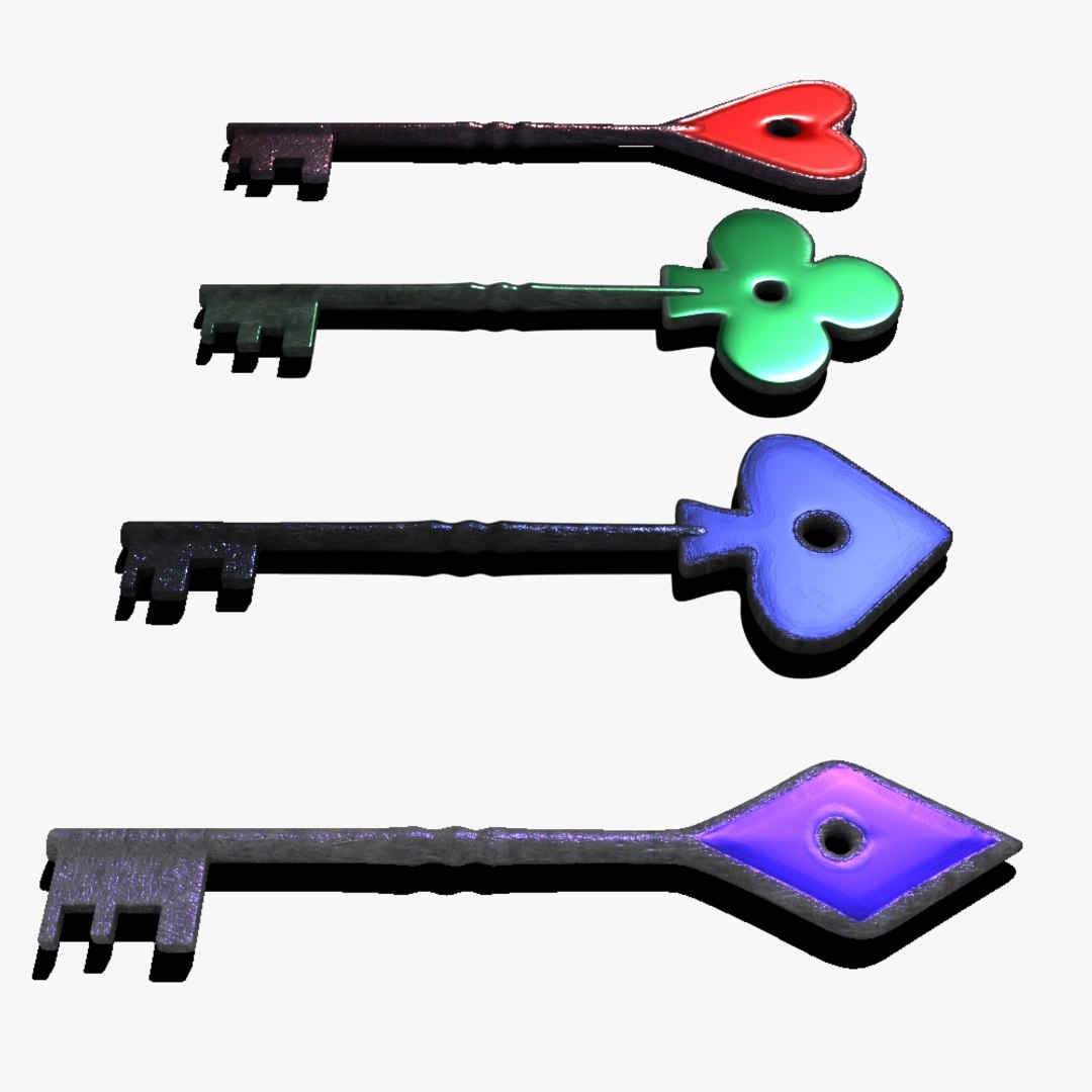 Poker Keys Model - TurboSquid 1161722
