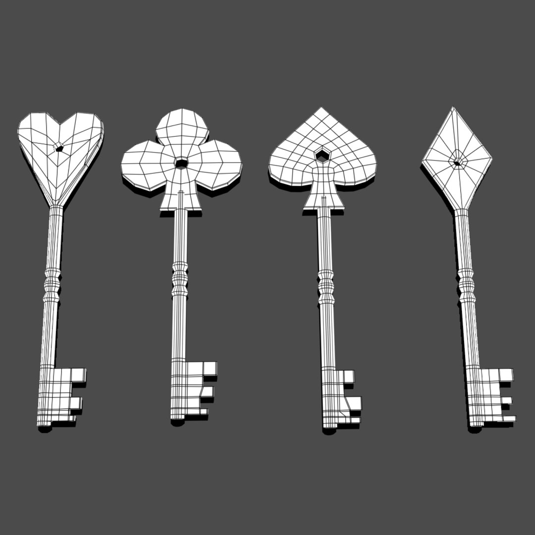 Poker Keys Model - TurboSquid 1161722