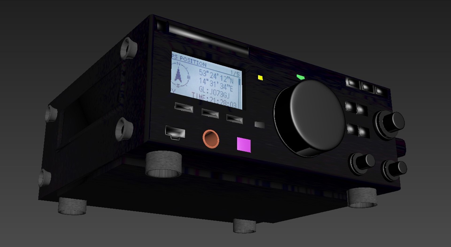 Yaesu transceivers ft-897d model - TurboSquid 1160274