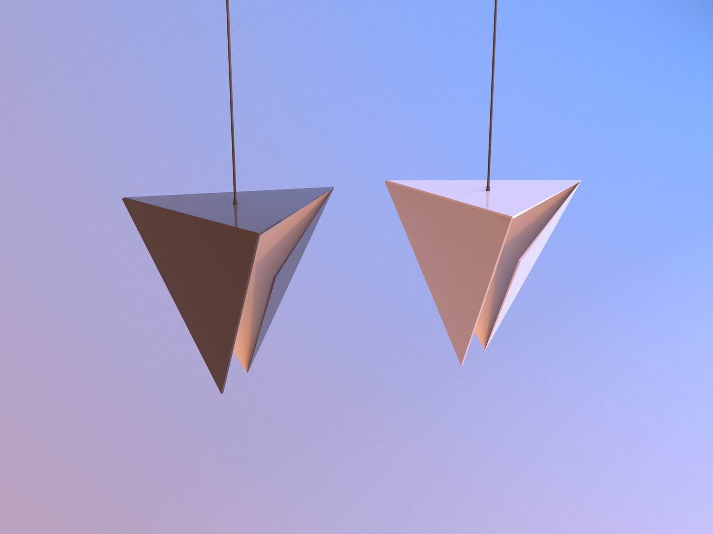 3D Pyramid Loft Lamp 3D Model Model - TurboSquid 1735521