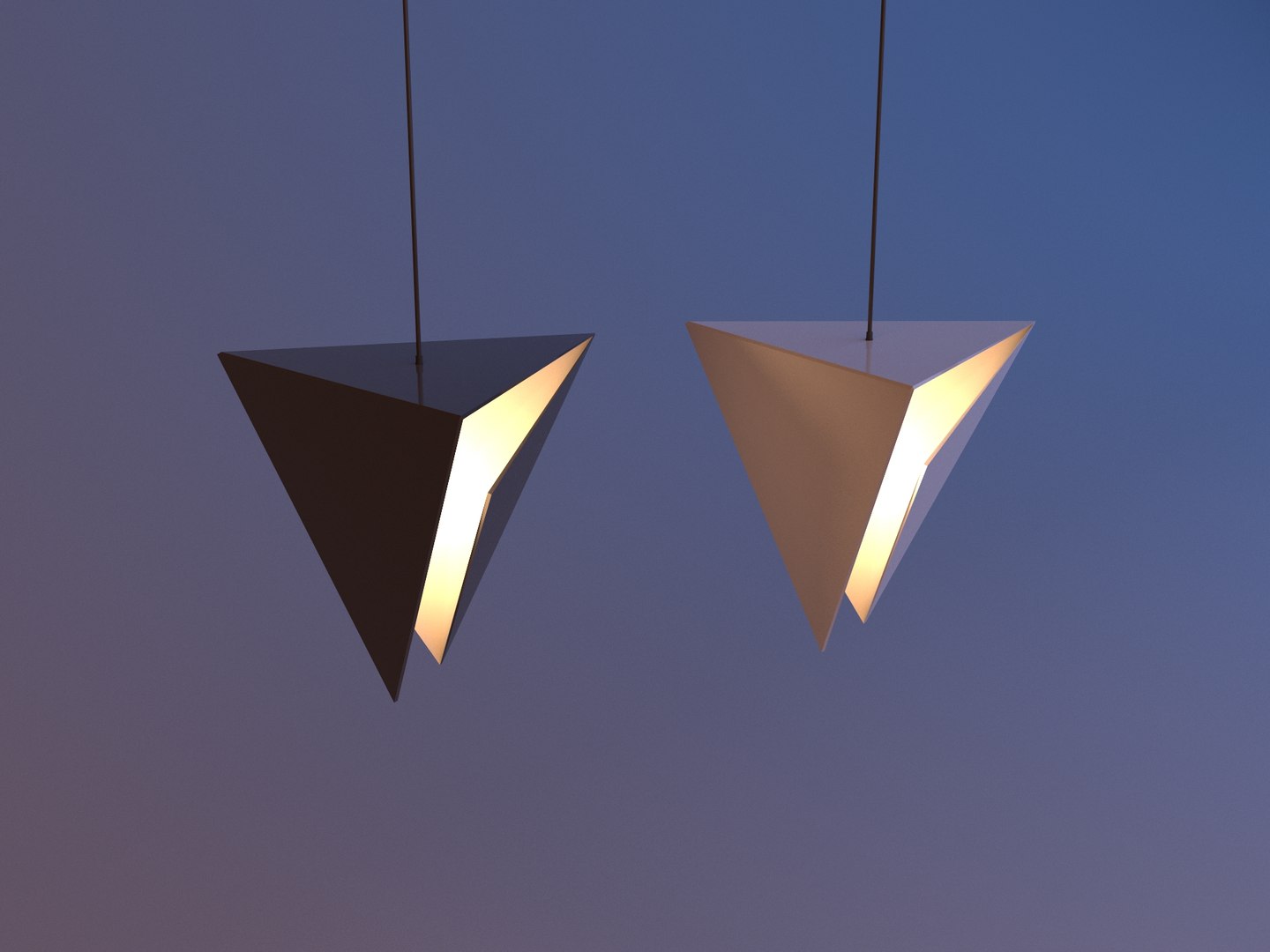 3D Pyramid Loft Lamp 3D Model Model - TurboSquid 1735521