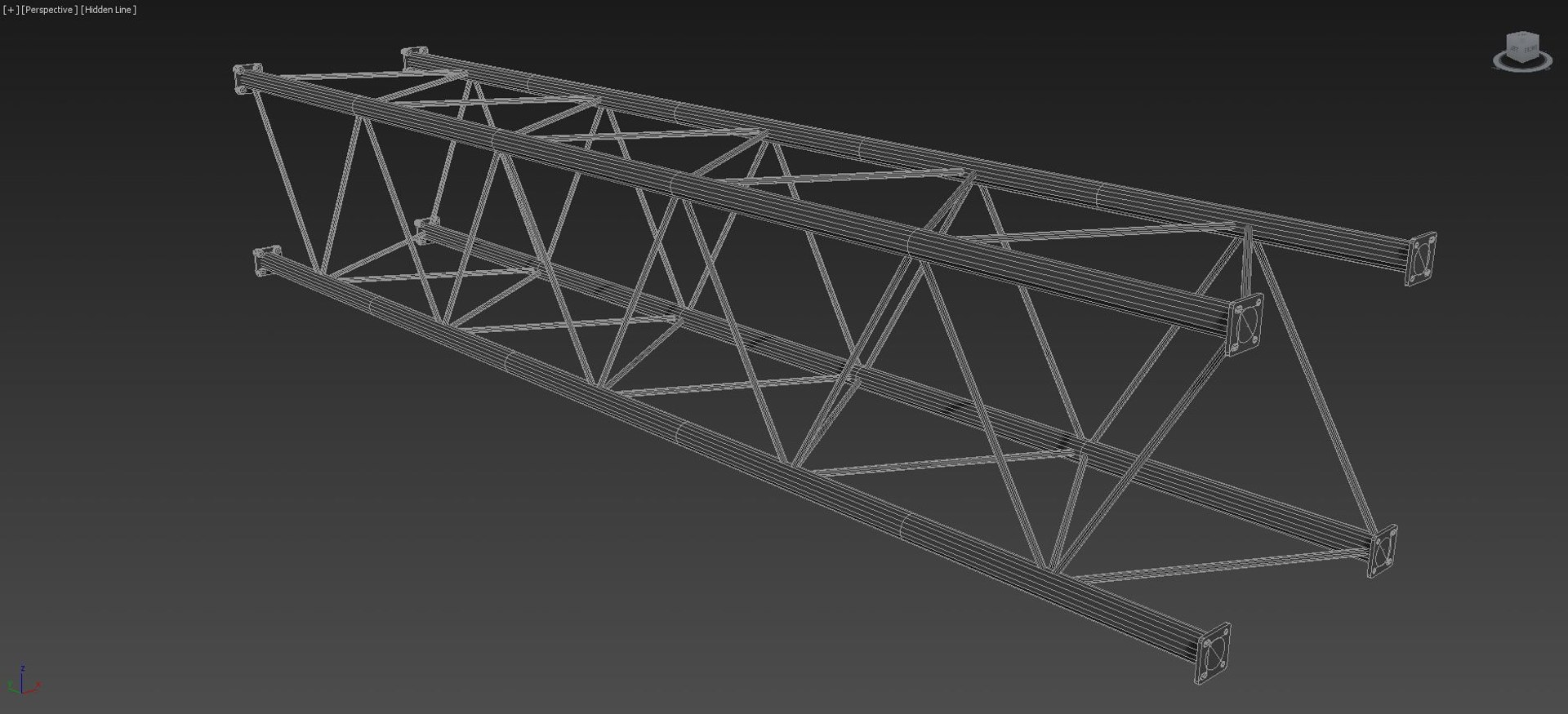 10 stage light trusses model - TurboSquid 1597004