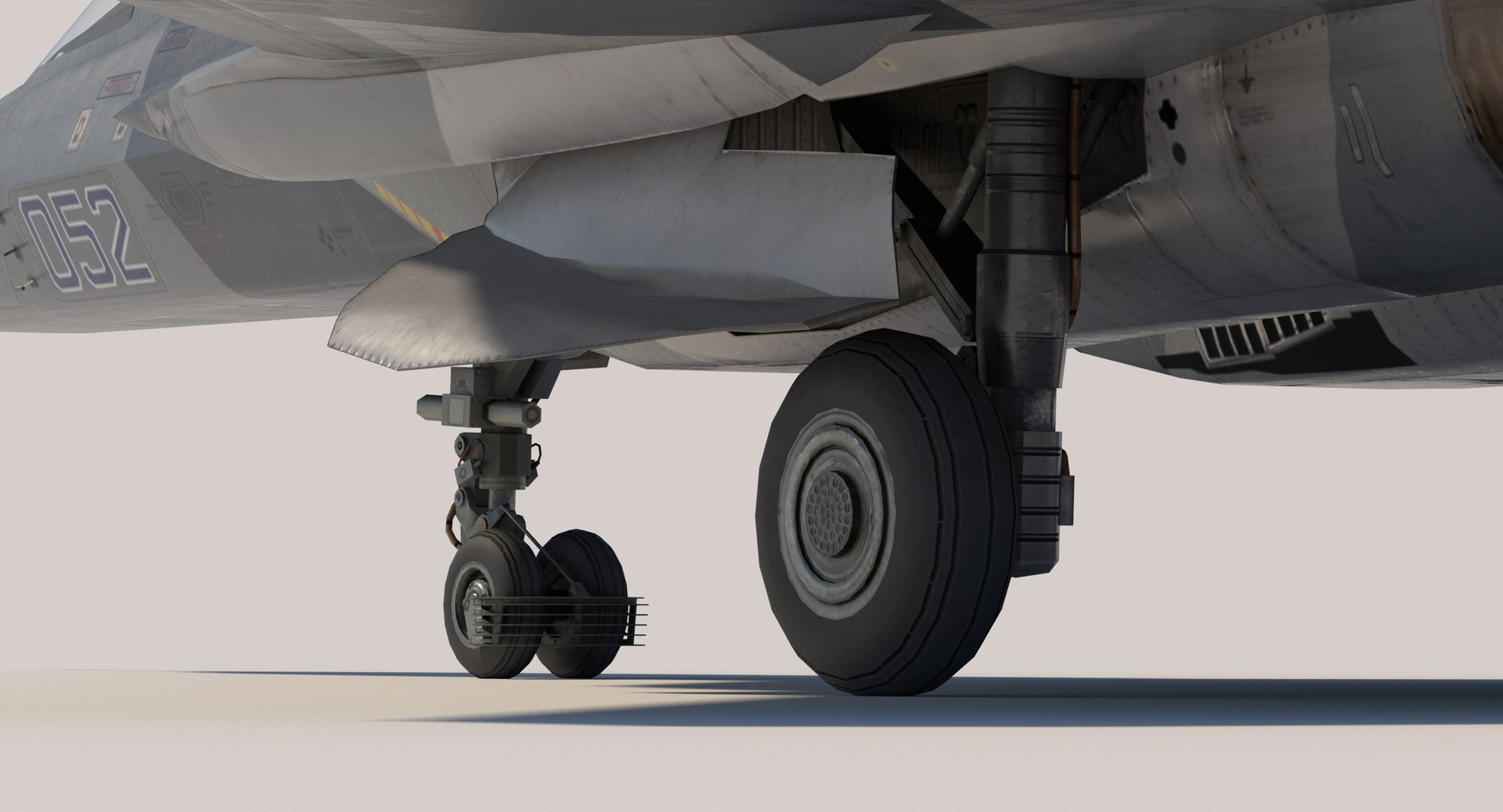 Sukhoi su57 prototype 052 model - TurboSquid 1405996