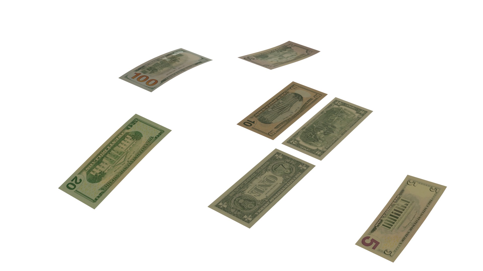 US DOLLAR Model - TurboSquid 1835910