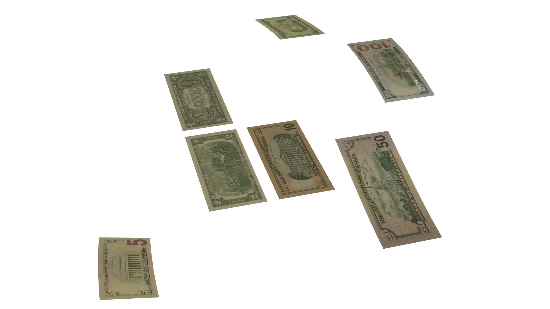 US DOLLAR Model - TurboSquid 1835910