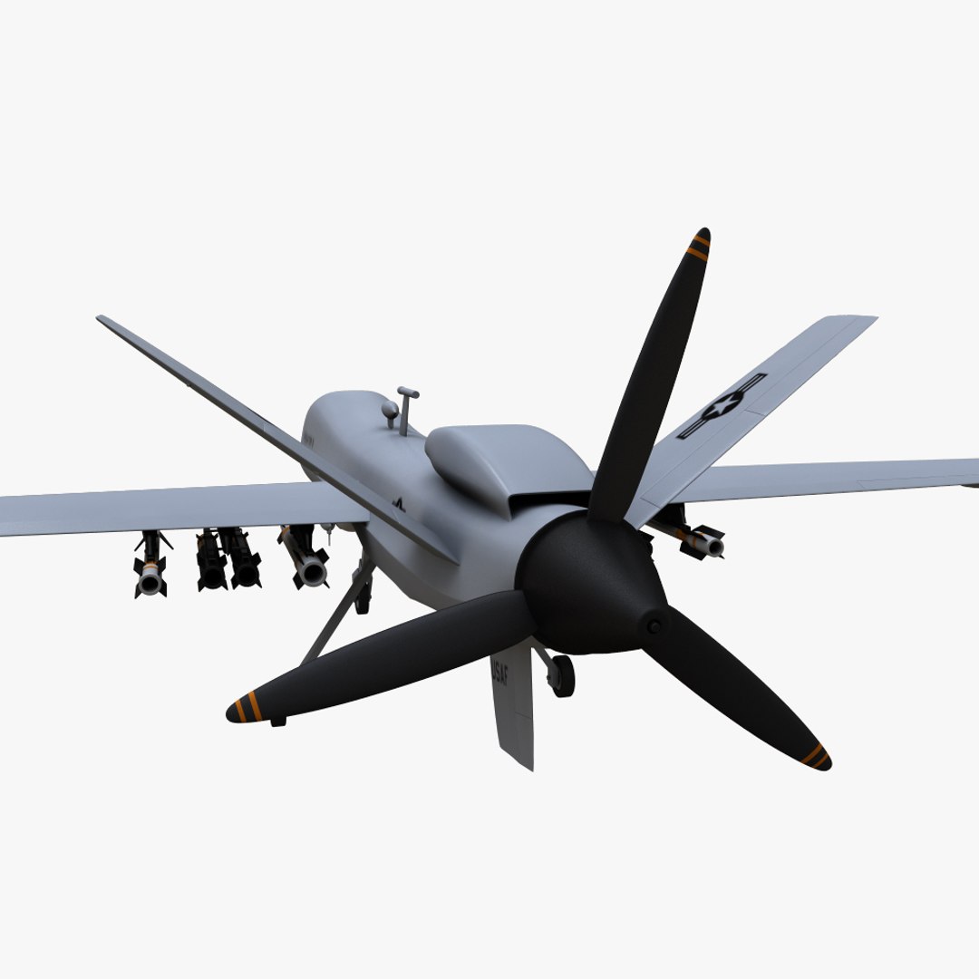 3d Predator General Atomics Mq-9 Model