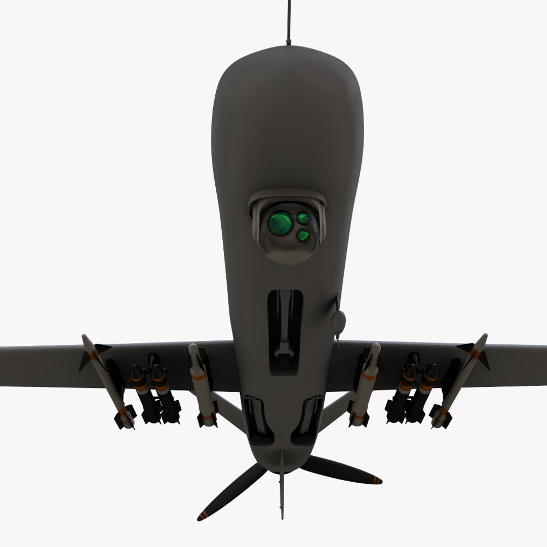 3d Predator General Atomics Mq-9 Model