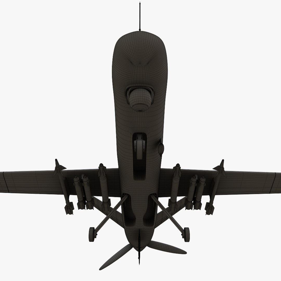 3d Predator General Atomics Mq-9 Model