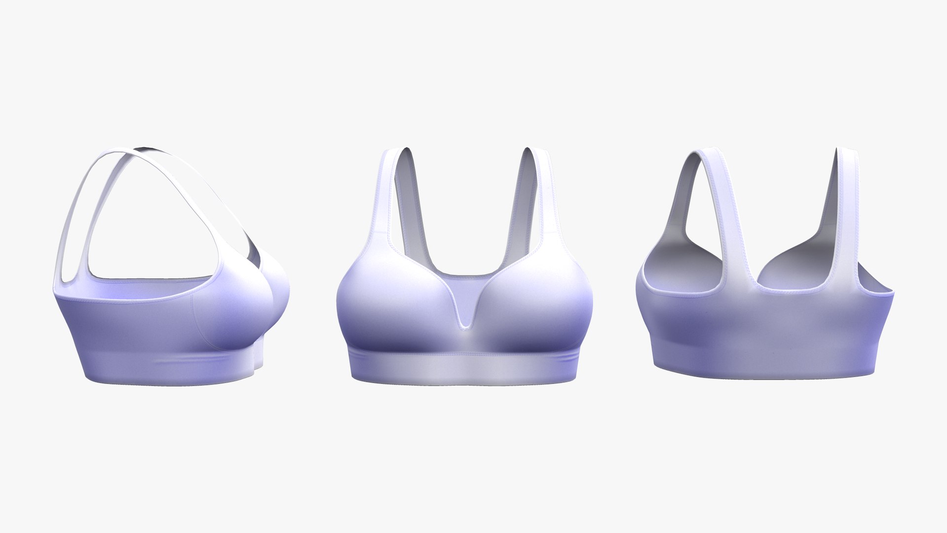 Seamless Really Soft Bralet 3D Model - TurboSquid 1784447