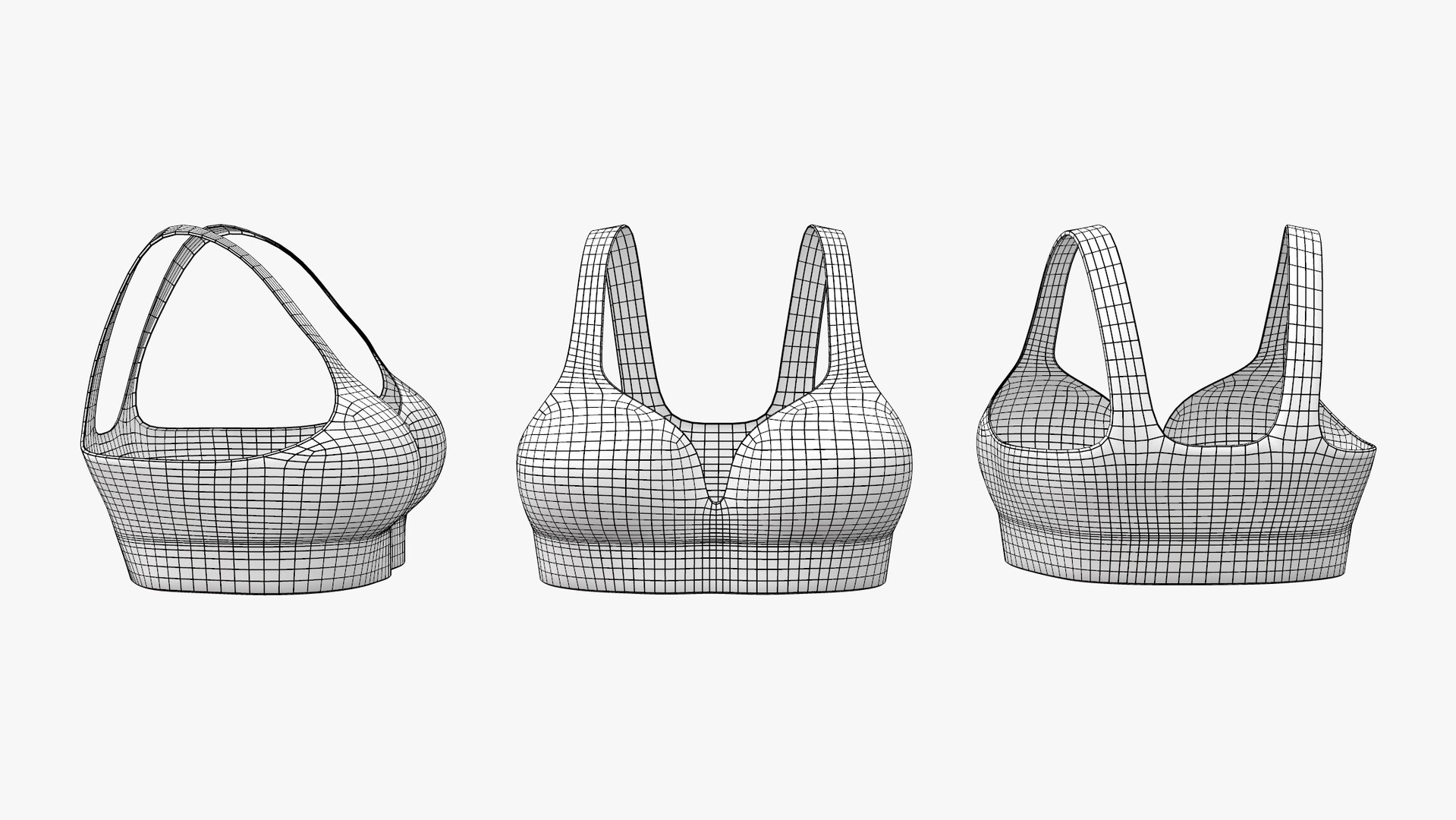 Seamless Really Soft Bralet 3D Model - TurboSquid 1784447