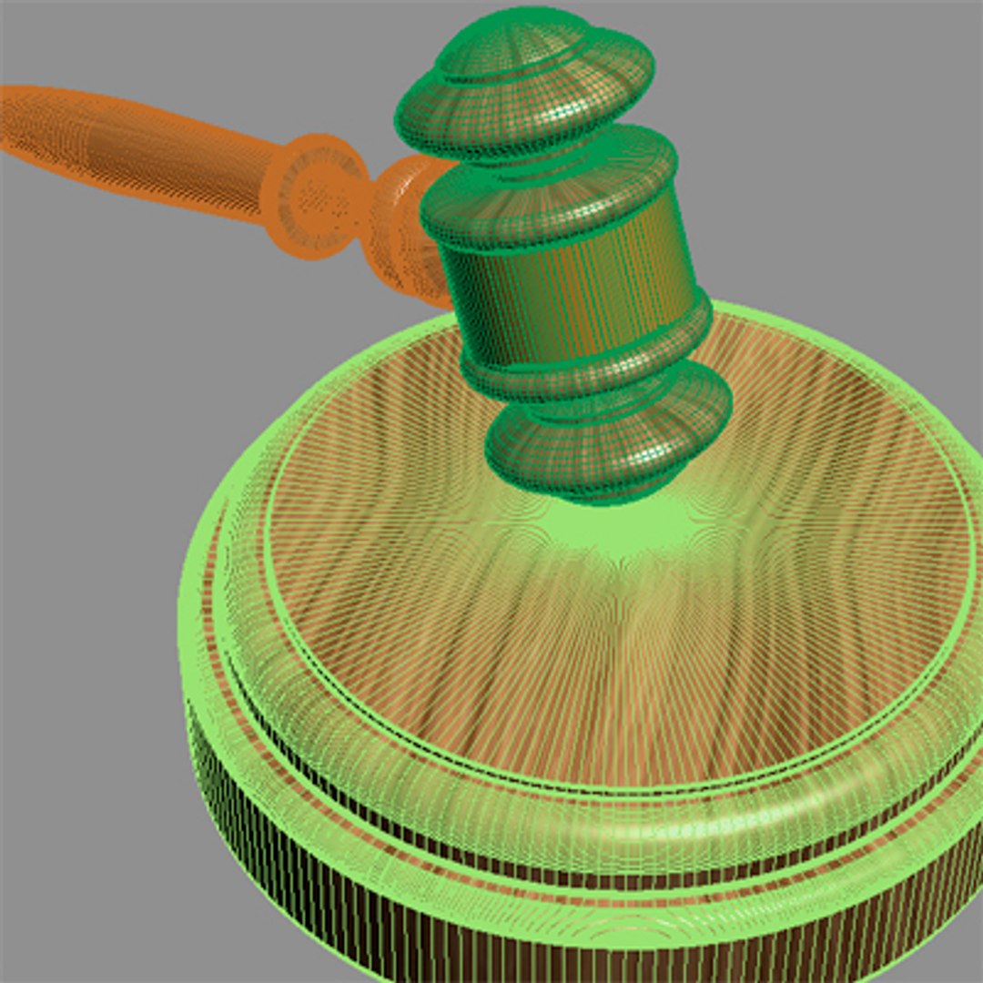 3d gavel