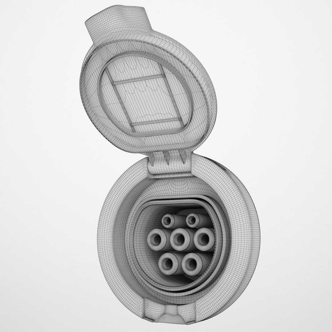 3D Model Ev Charging Plug - TurboSquid 1713247