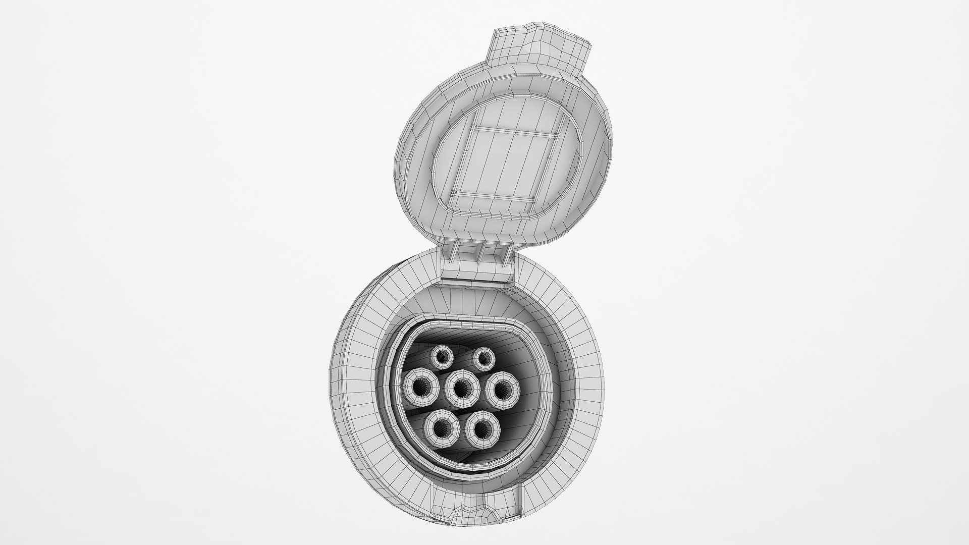 3D Model Ev Charging Plug - TurboSquid 1713247