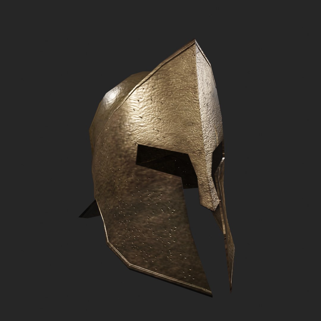 3D Spartan Helmet Model - TurboSquid 1464233