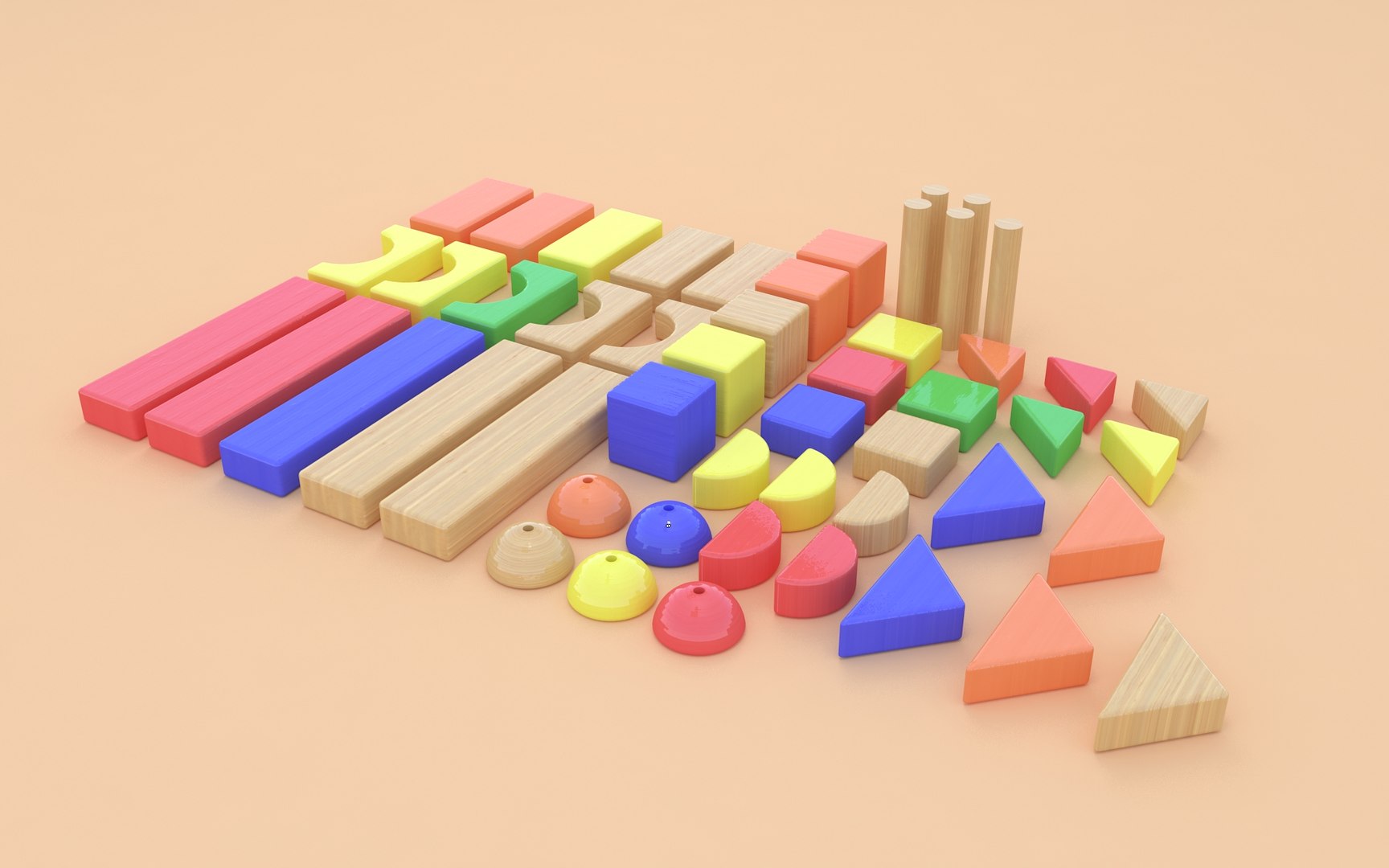 3D Model Toy Blocks - TurboSquid 1203245