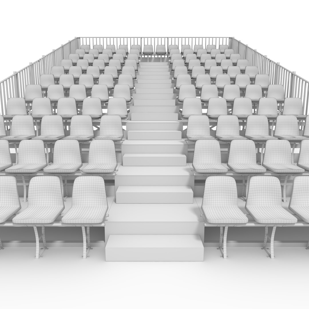 3D Bleachers 10 - TurboSquid 2349155