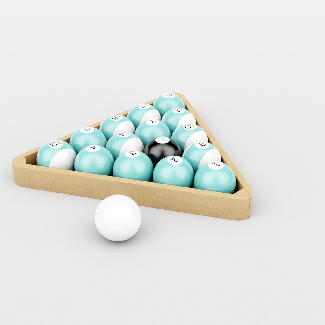 3D Model Wood Pool Triangle - TurboSquid 1625302
