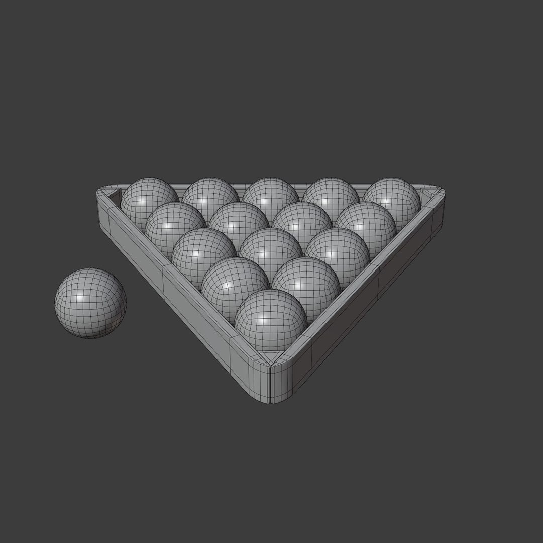 3D Model Wood Pool Triangle - TurboSquid 1625302